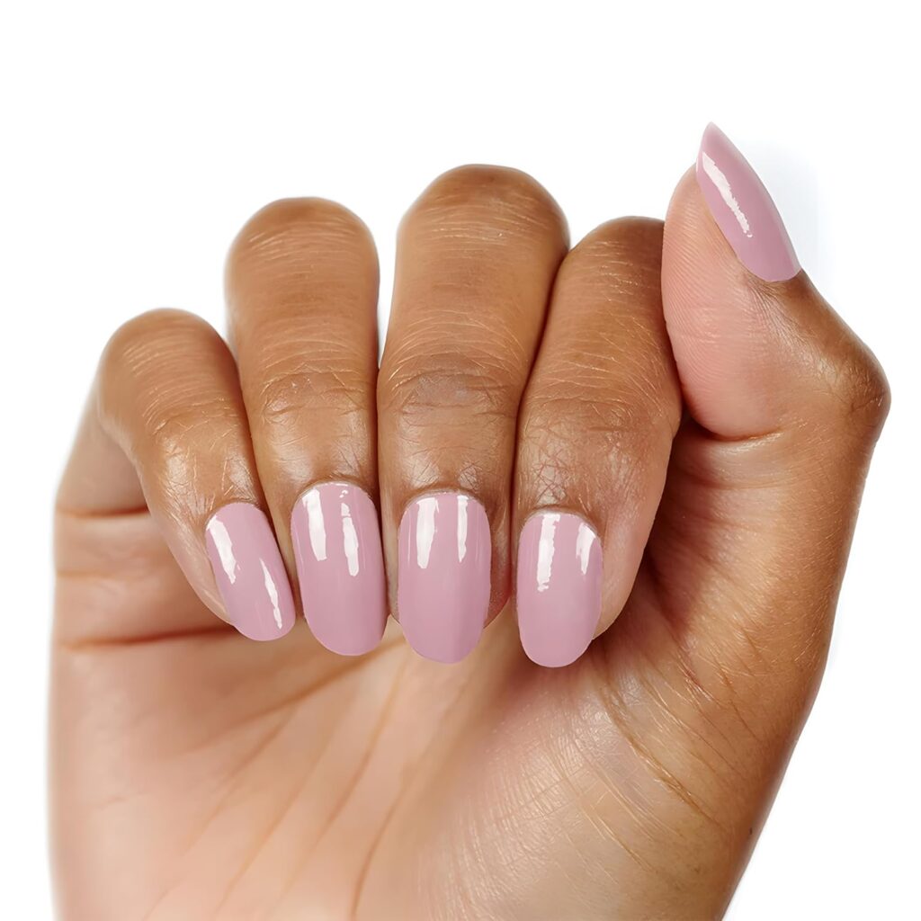 Manchester Mauve Nail Polish Strips - 16 Count, New - Beauty Flyers