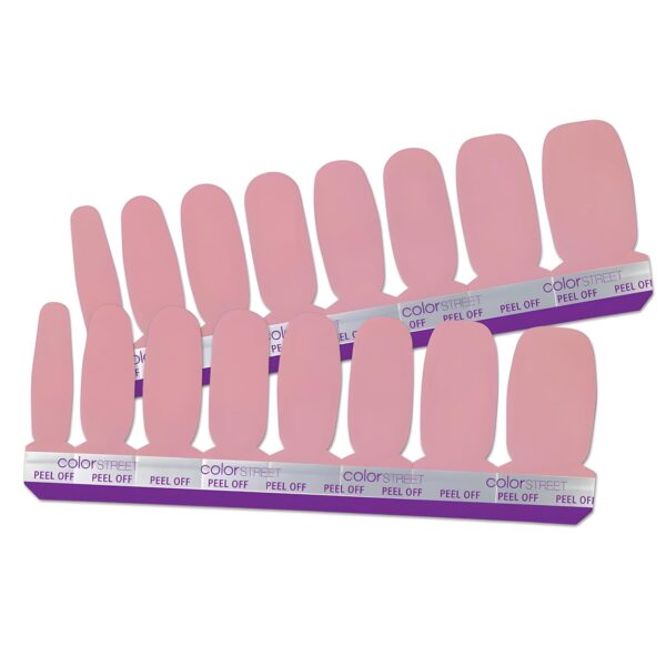 Manchester Mauve Nail Polish Strips - 16 Count, New - Beauty Flyers